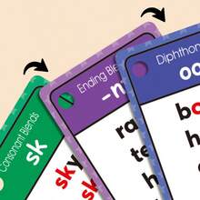 60 piezas Tarjetas didácticas de fonética inglesa Lachilly para niños ...