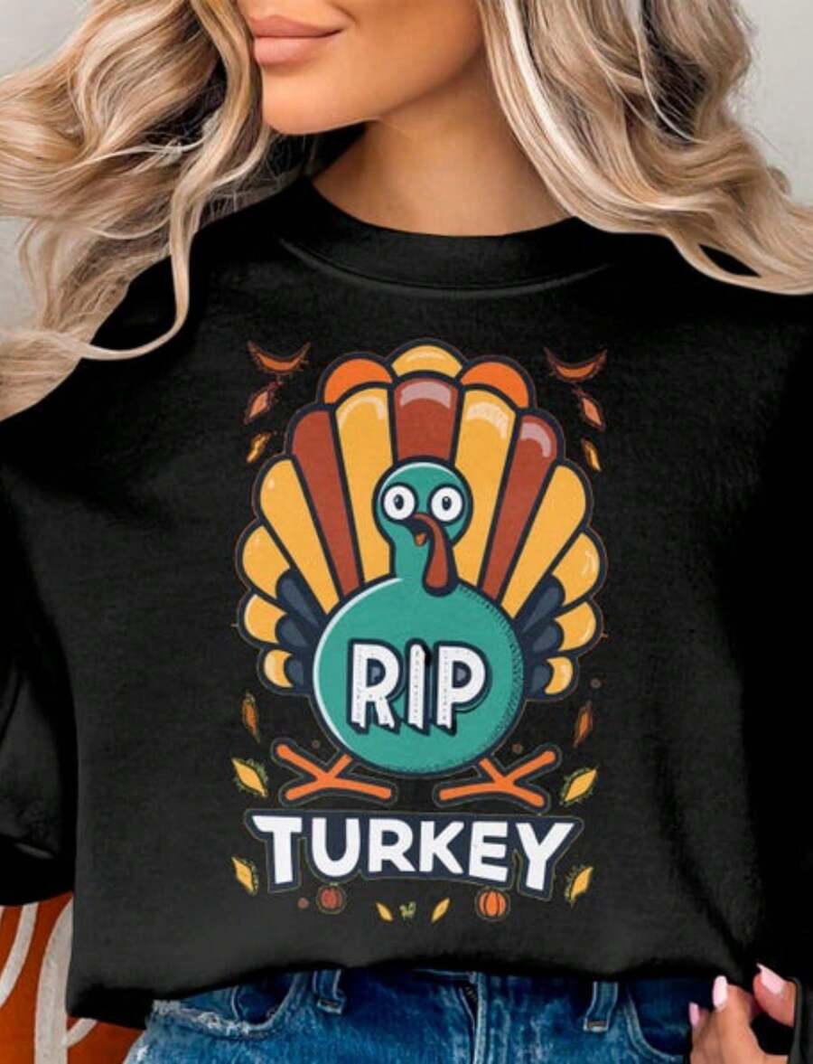 RIP Turkey PNG, Funny Thanksgiving Clipart, Fall Turkey Png ...