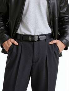 1pc Gun Black Japanese Character Buckle Versatile Popular Men's Belt ...