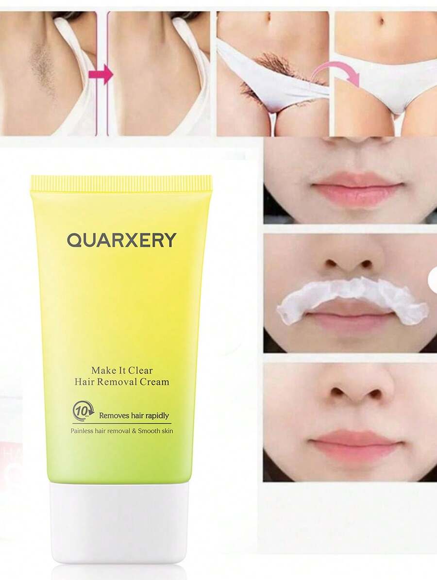 QUARXERY Body Hair Removal Cream: Gentle, Non-Irritating, Moisturizing ...