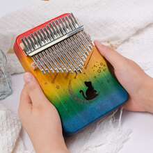 Easy To Learn Kalimba Piano Starter Kit - 17 Key Thumb Piano For All ...