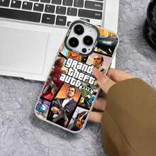 Grand Theft Auto GTA 5 Phone Case Laser IMD Color Silver Shell ...