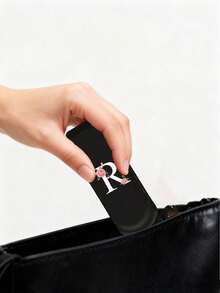 Peine y espejo de maquillaje plegable 2 en 1 en color negro - Portátil ...