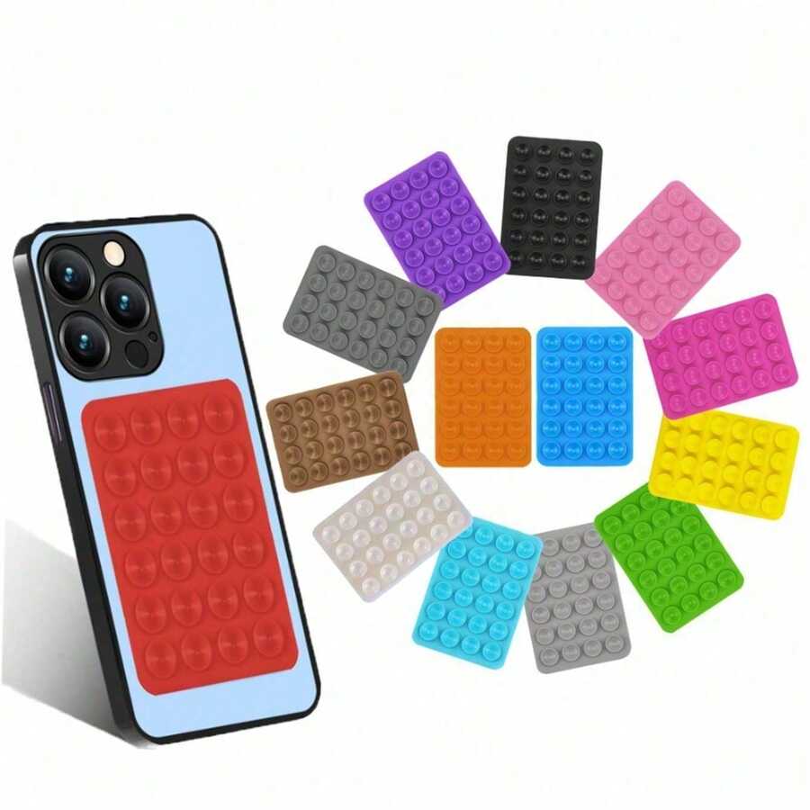 1pc Square Silicone Suction Cup Phone Case With Silicone Suction Cup At ...