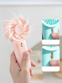 Portable Handheld Mini Fan - Battery Powered, Lightweight, Instant On ...
