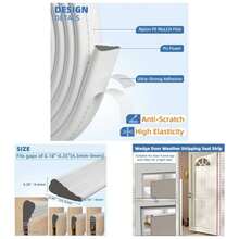 Wedge - Shape Window Weather Stripping Door Frame Seal Strip 118u201D ...