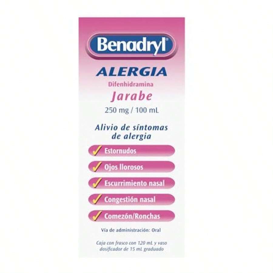 lbyBENADRYL Antihistamínico Jarabe 120 Ml2 | Moda de Mujer | SHEIN México