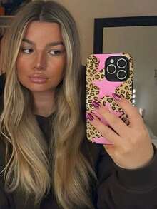 Star Leopard Print Phone Case Suitable For Compatible With 16, 15, 14 ...