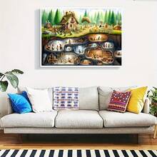 1000 Piece Dwarf Cave Large Puzzle, Humorous Dwarf Theme Puzzle With ...