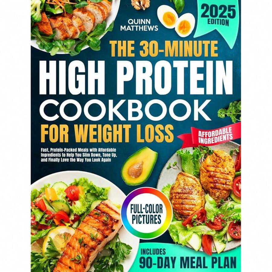 [Free Shipping]The 30-Minute High Protein Cookbook For Weight Loss ...