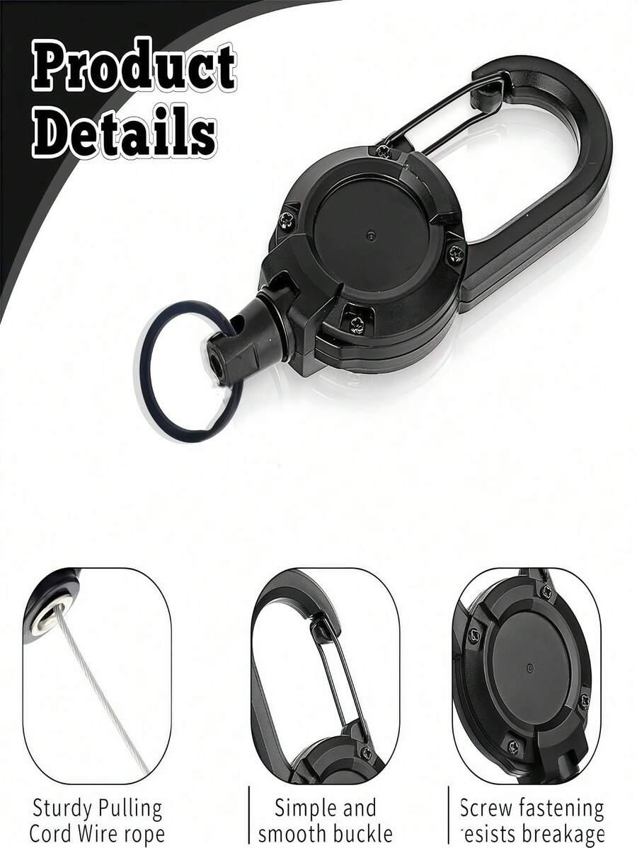 1pc Creative New Fashion Cute Compact Backpack Steel Wire Retractable ...