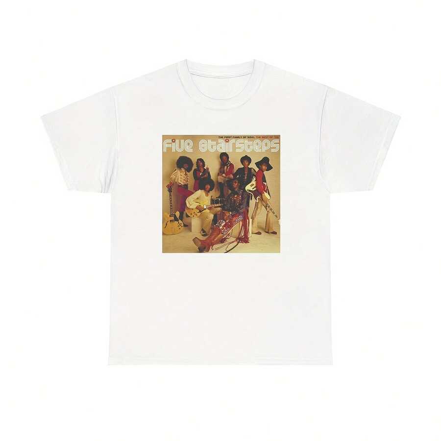 Camiseta The F Stair Steps retrô portada de álbum vintage años 70 aodón ...