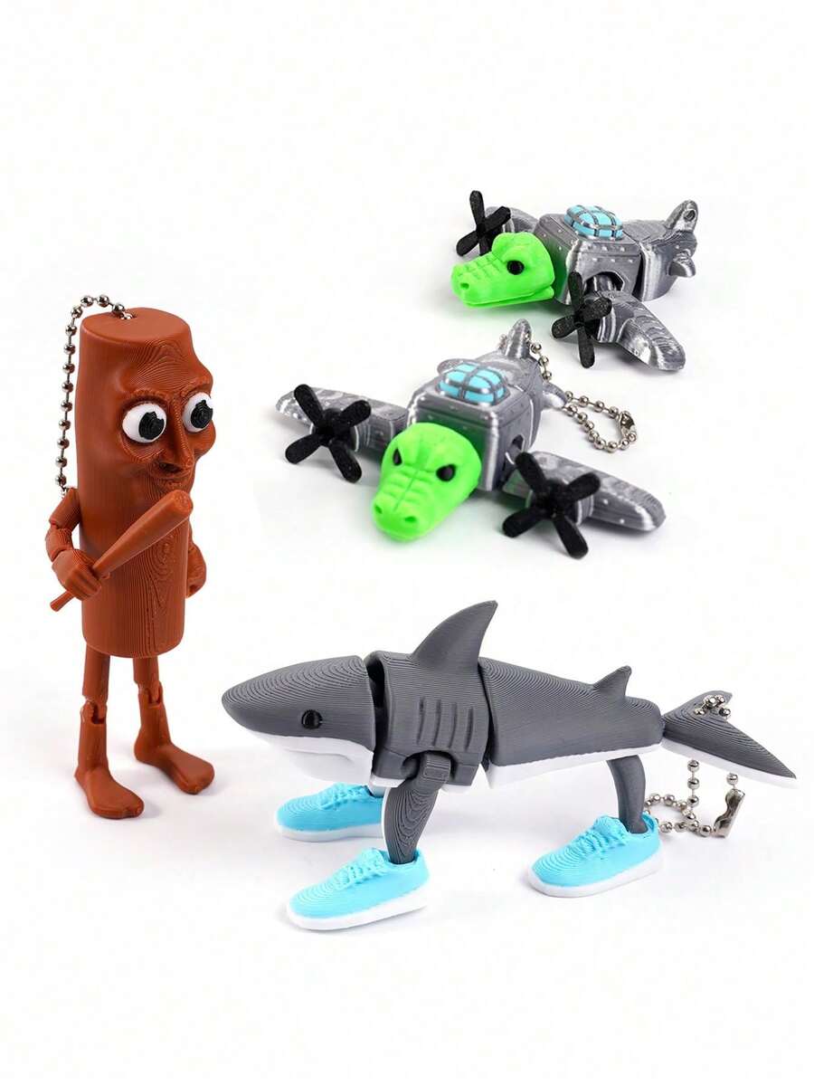 Modelo de personaje de anime 3D "Tung Tung Tung Sahur Tralalero Tralala ...