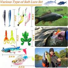 LBYFishing Advent Calendar 2025 24 Days Fishing Lure Advent Calendar ...