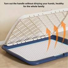 Toilette per cani di grandi dimensioni e impermeabile con colonna ...