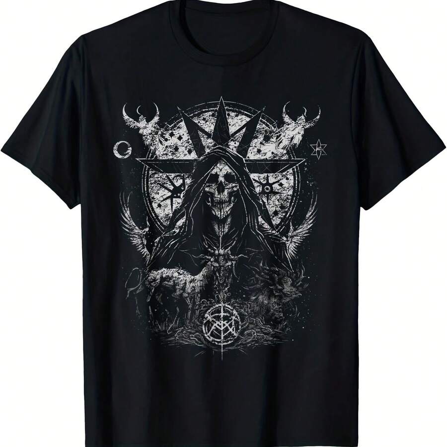 Gothic Aesthetic Occult Unholy Grunge Emo Punk Satanic T-Shirt Hoodie ...