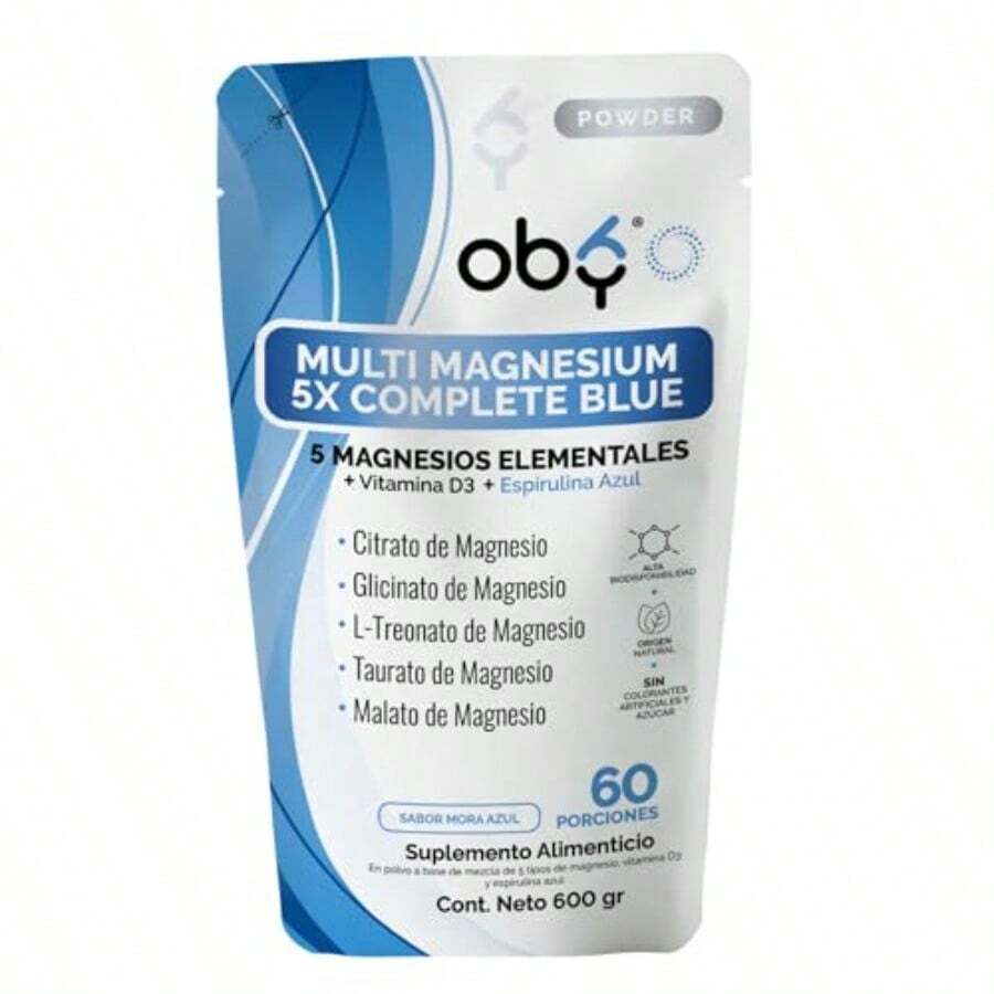WyqOby Magnesium Complex 5 Types: Magnesium Citrate, Glycinate ...