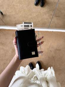 1 pieza Organizador multifuncional para pasaporte, tarjetas, documentos ...