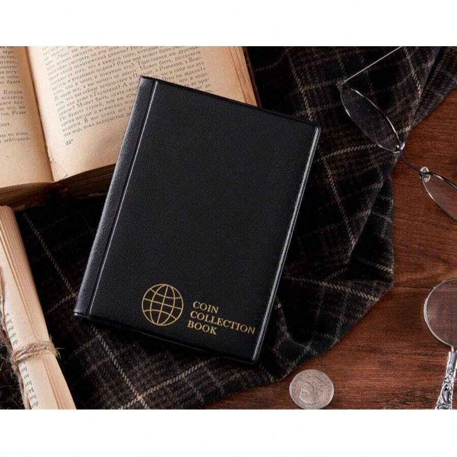 1pc Commemorative Coin Collector Holder, Coin Album With 120 ...