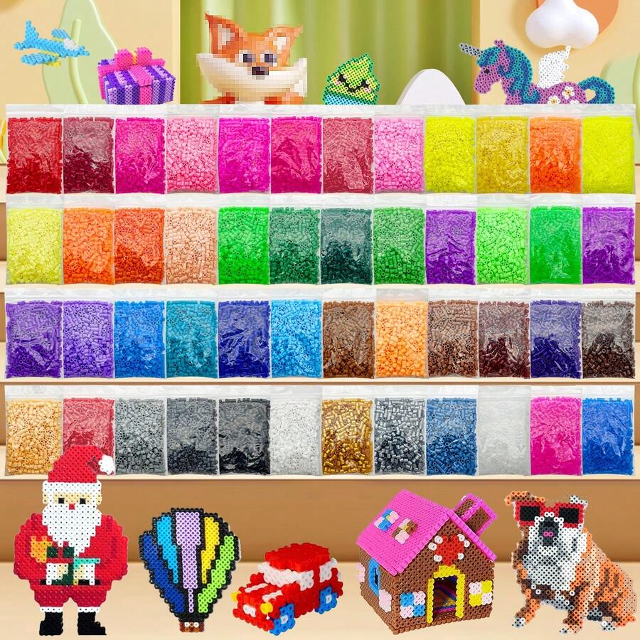 500pcs 5mm Melting Beads Set, Melting Beads Craft Pearls Art And Craft ...