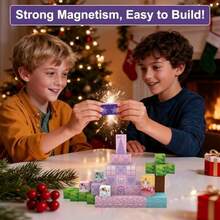 LBYMagnetic Blocks Advent Calendar 2025 for Girls 24 Days of Christmas ...