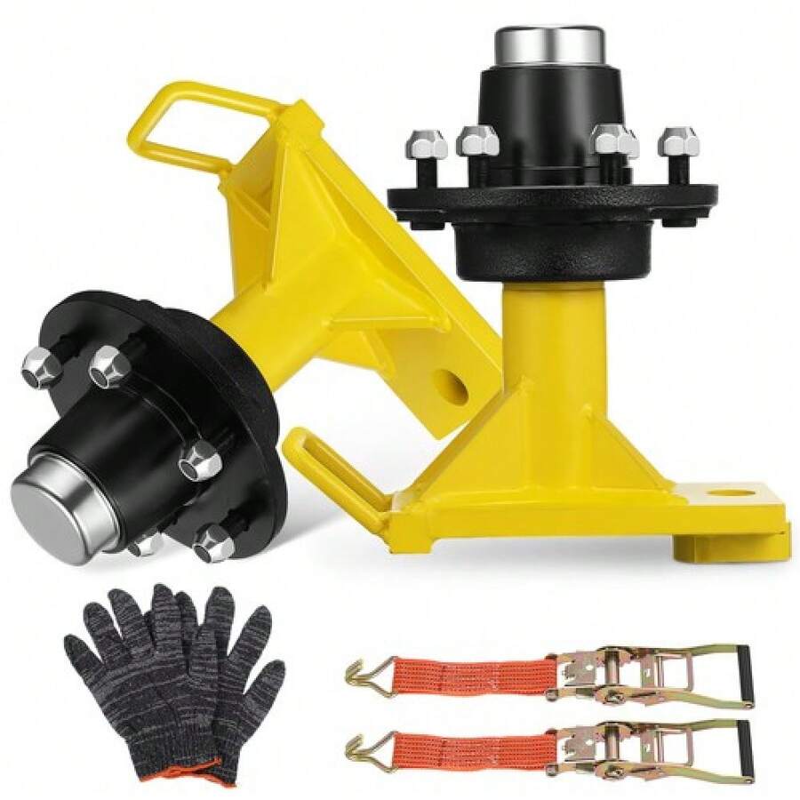 2 Pack Shipping Container Wheels 8-Lug Wheels Kit, Shipping Container ...