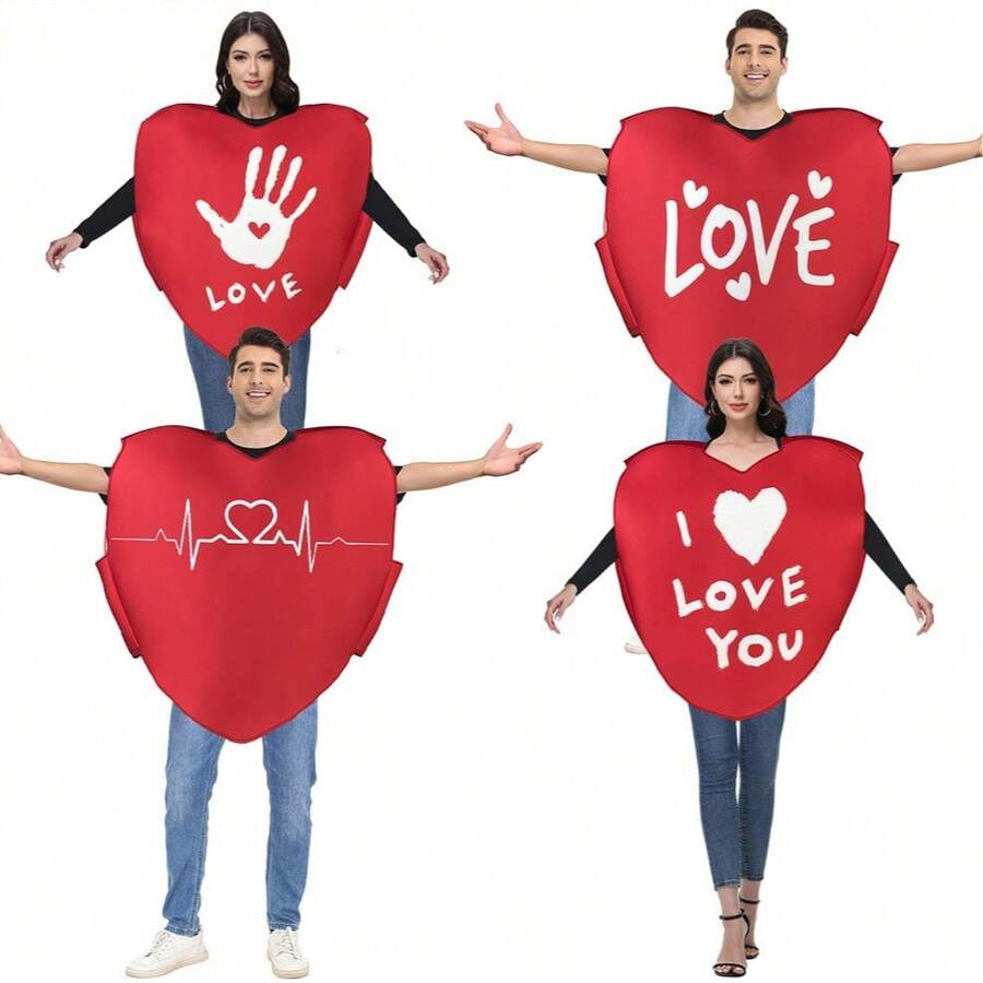 New Valentine's Day Costume With Sponge Digital Printing, Cosplay ...