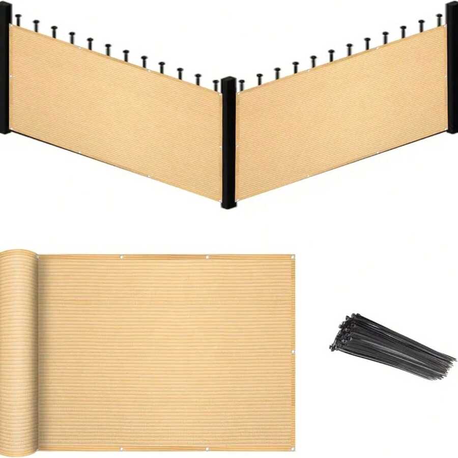 Opaque Privacy Fence, Waterproof Balcony Privacy Screen Protector - UV ...