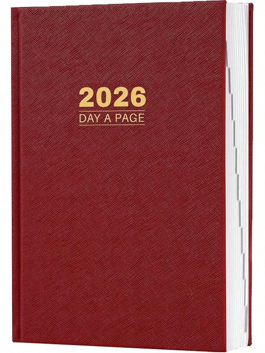 2026 Diary - Diary 2026 Full Page Per Day, Daily Planner 2026, Jan 2026 ...