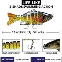 5PCS Bionic Swimming Bait, 2025Bionic Swimming Lure, Bionic Fishing ...