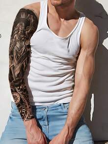 1 Bogen extra große Körperkunst temporäre Tattoo Aufkleber für Männer ...