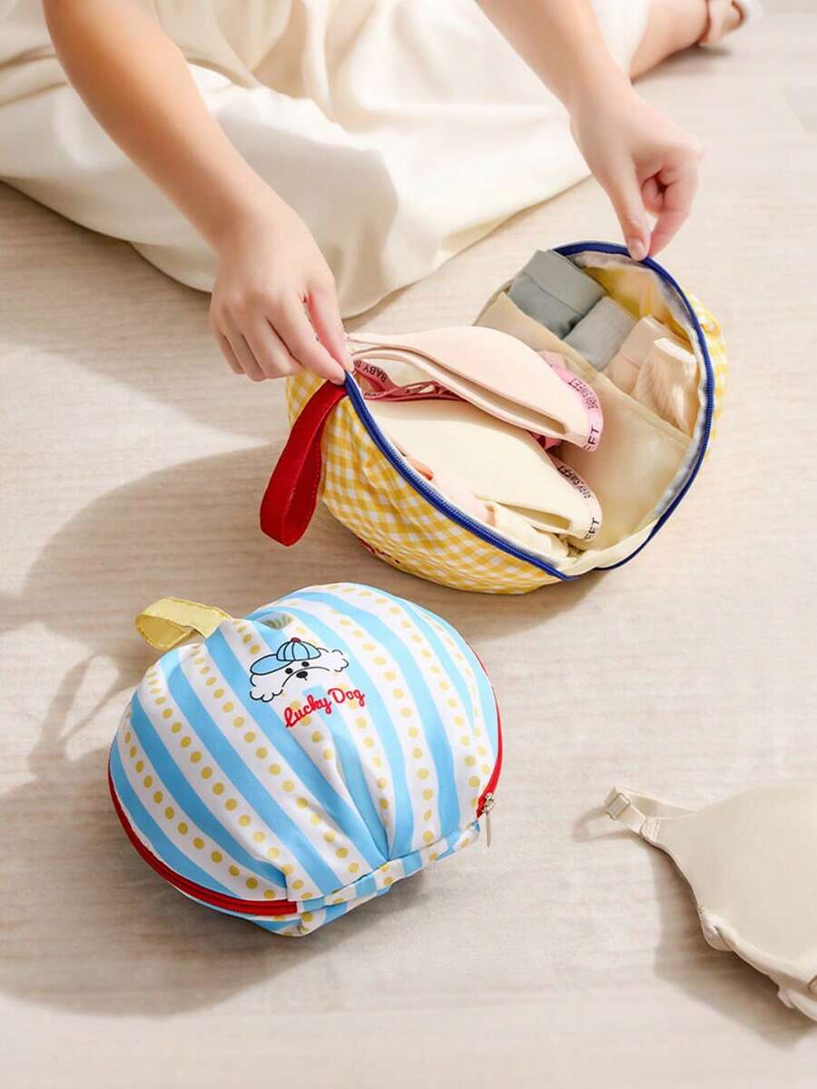 1PC Portable Cartoon Underwear Storage Bag Travel Intimate Clothing ...