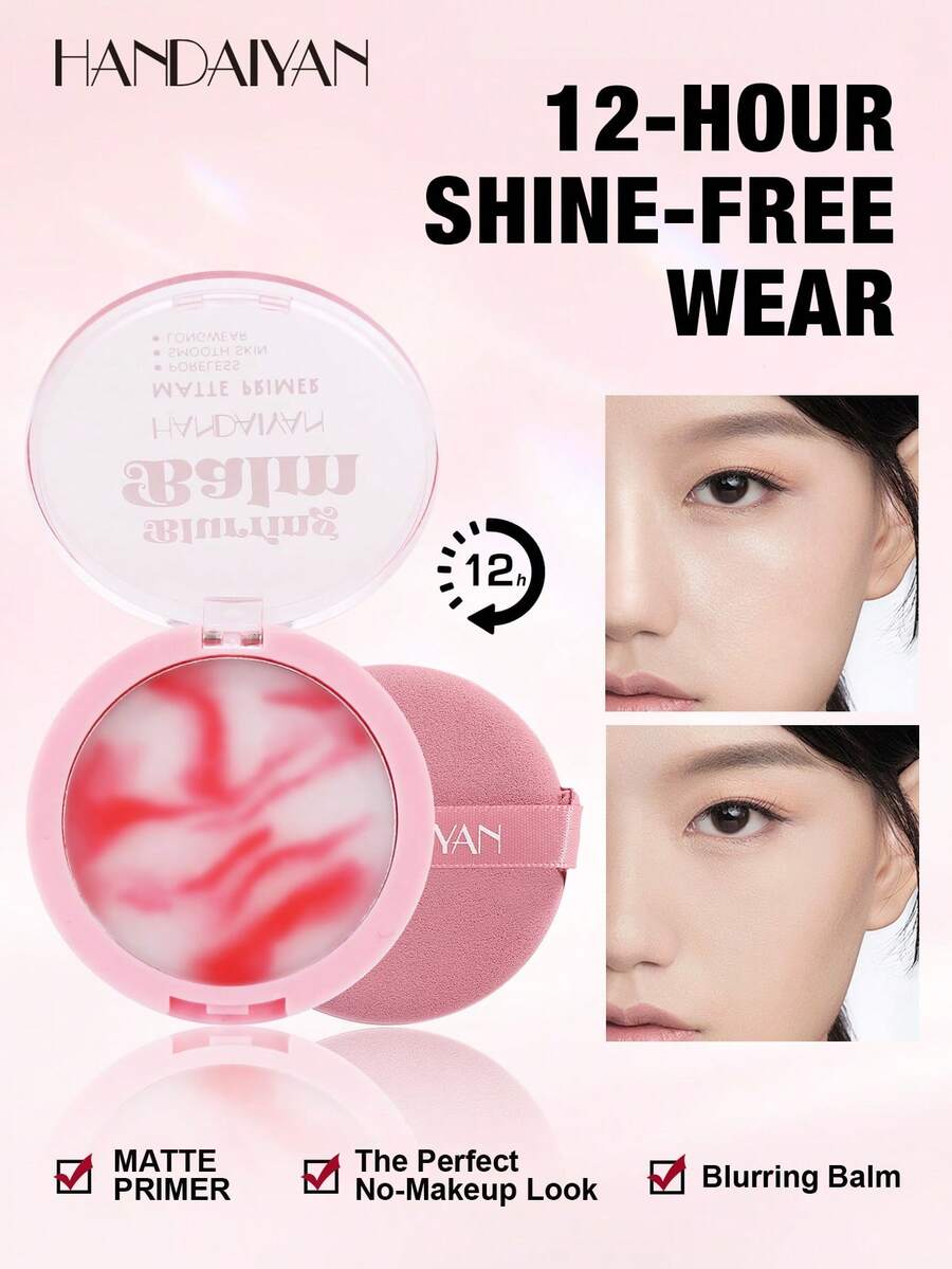 HANDAIYAN Natural Long-Lasting Matte Concealer Powder, Pore Minimizing ...