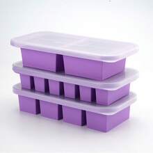Silikon Gefrierschrank Form mit Deckel, Lebensmittel Aufbewahrungsbox ...