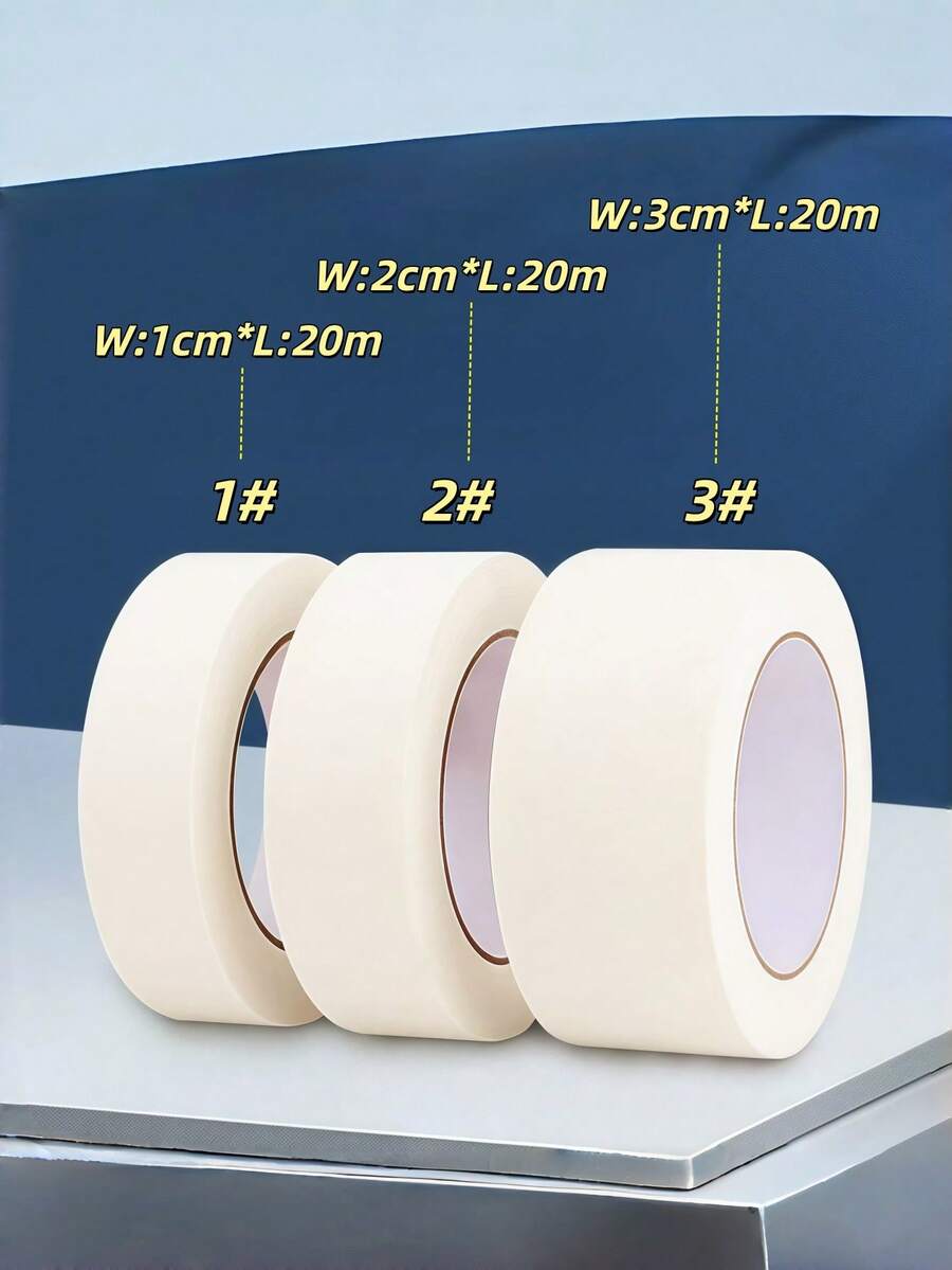 No-Residue Masking Tape - Waterproof UV-Resistant Heatproof, Easy-Tear ...
