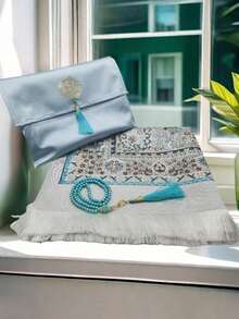 3er Set leichte gestreifte gewebte Polyester Badezimmermatte ...