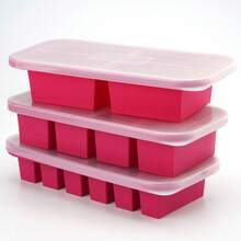 Silikon Gefrierschrank Form mit Deckel, Lebensmittel Aufbewahrungsbox ...
