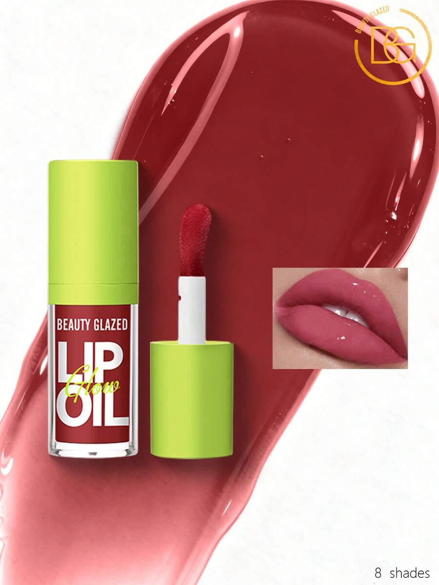 beauty glazed Aceite labial voluminizador, brillo de labios de gelatina ...