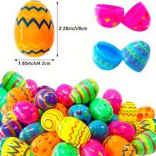 10/20pcs Plastic Easter Eggs, Bulk Colorful Plastic Easter Eggs, Empty ...