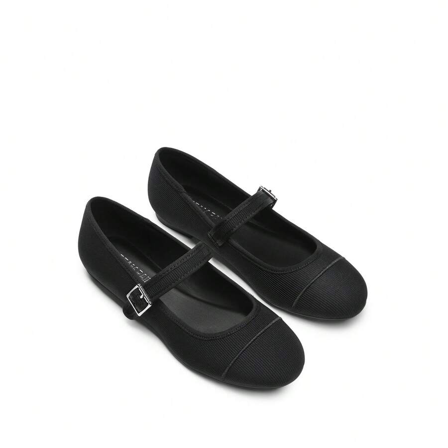 Dream Pairs Women Mary Jane Flats Ballet Round Toe Ankle Straps Flats