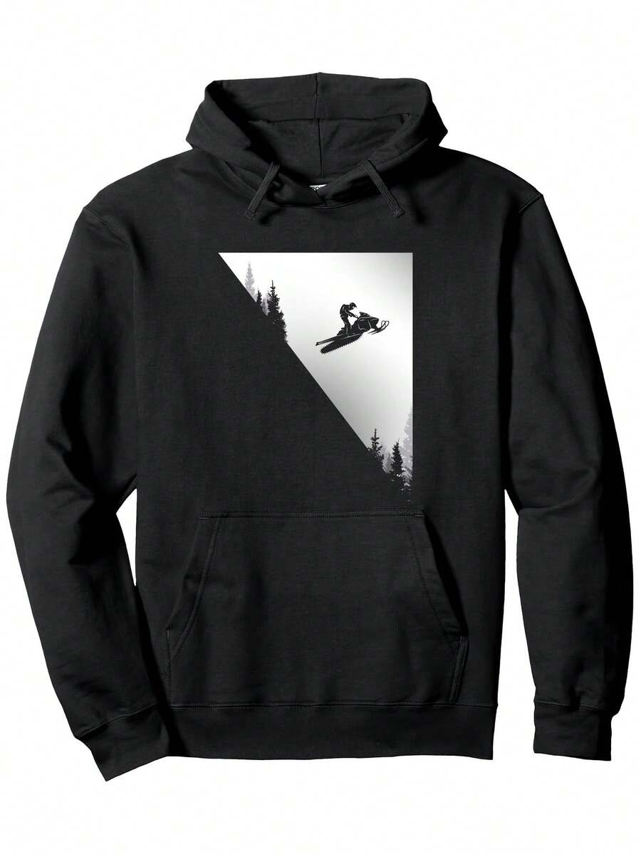 Men's Hoodie 250g 50% Cotton + 50% Polyester - Snowmobile Apparel ...