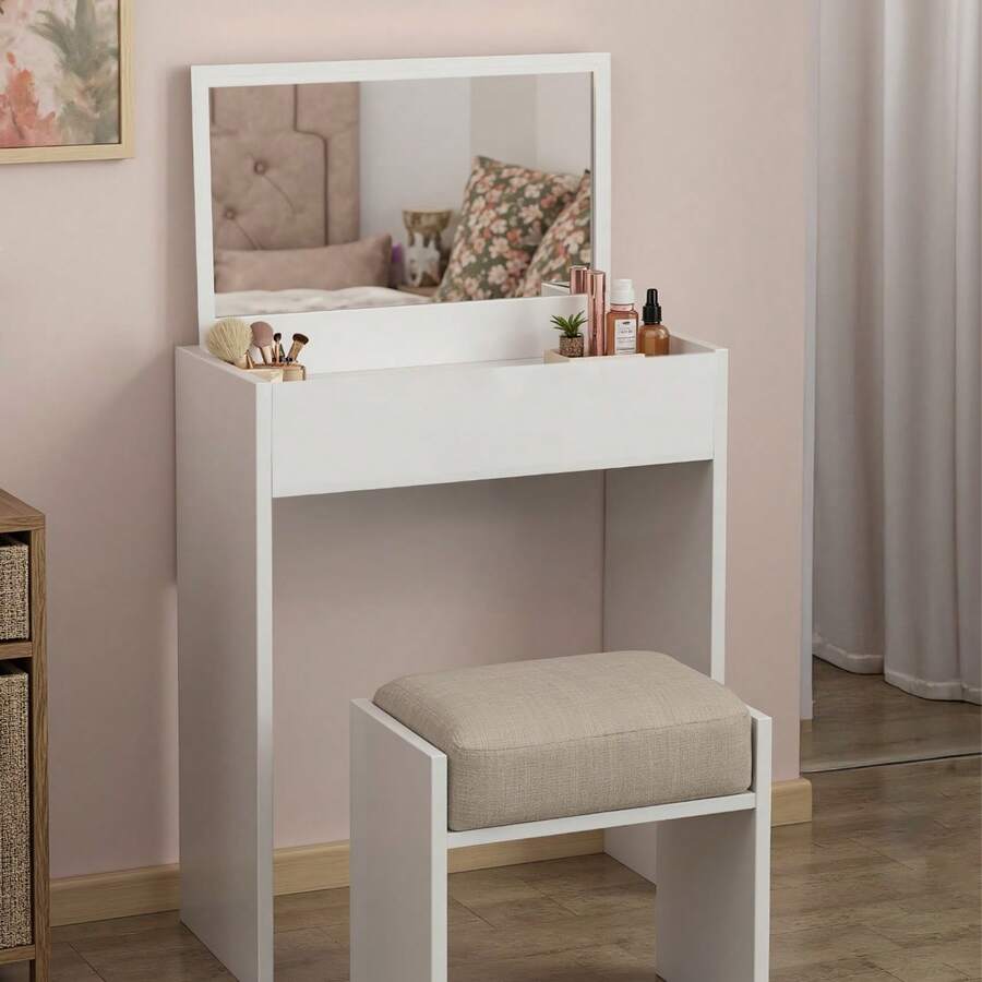 Vanity Dressing Table With Mirror – Your Dream Beauty Corner! | Moda de ...