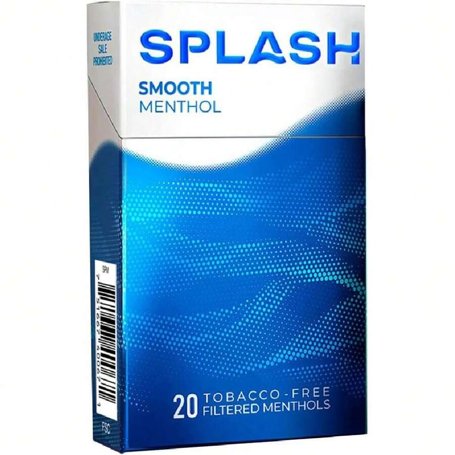 Splash By Djarum Herbal Cigarettes - Smooth Menthol - Tobacco ...