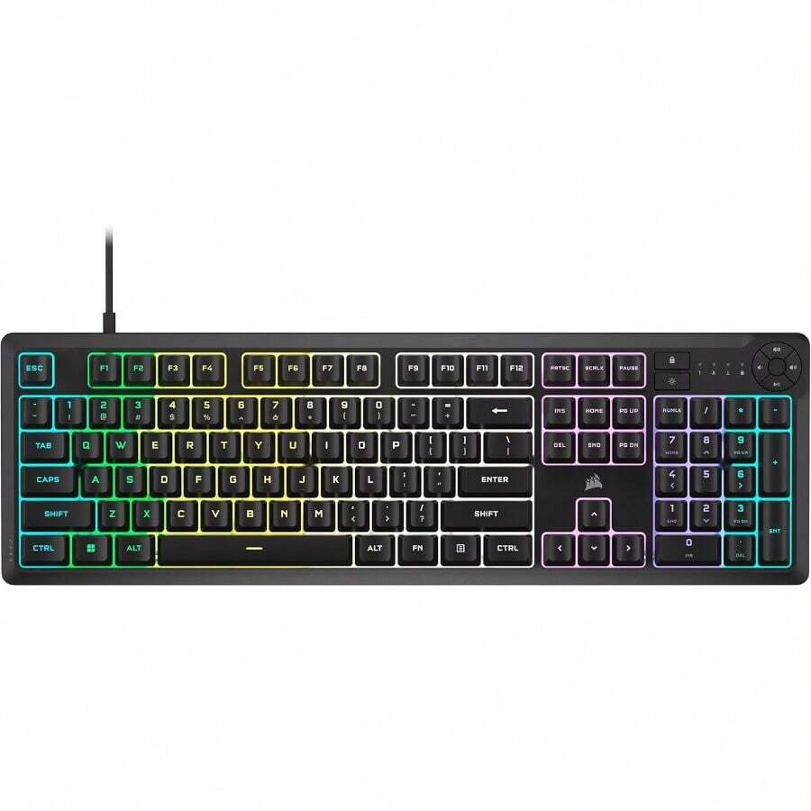 Corsair K55 Core RGB Teclado de Membrana con Cable para Juegos ...