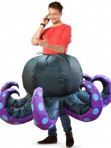 Tiefsee-Albtraum ist eingetroffen! Schwarzes Oktopus aufblasbares ...