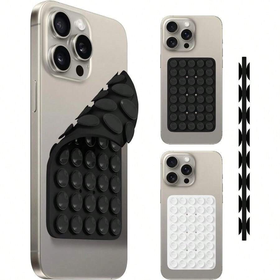 Phone HoldersOrzero 2 PCS Double-Sided Silicone Suction Cup Phone ...