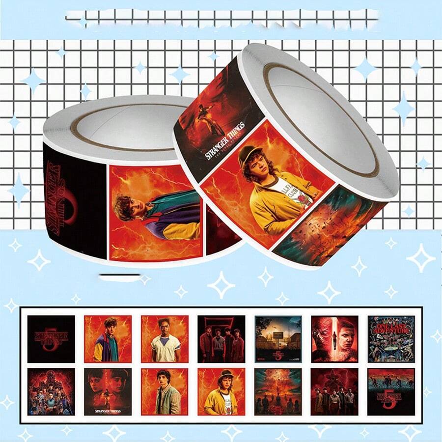 1pc Scroll Sticker, Classic Durable Handbook Material Desktop Sticker ...