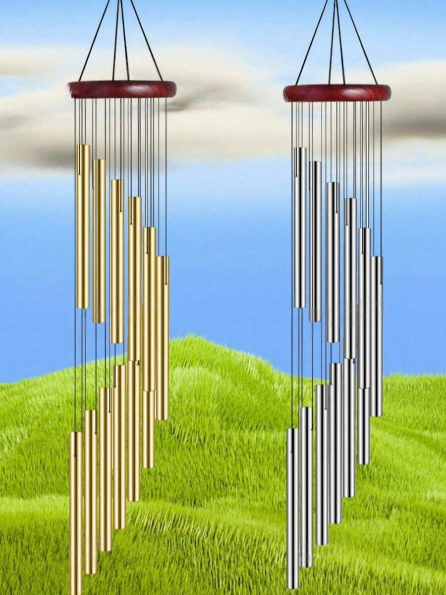 1pc 12-Tube Wind Chime, Room Decor Hanging Wind Chime, Wall Decor ...