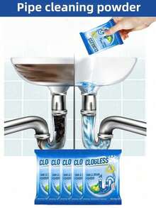 JAYSUING 30g/Pcs Drain Clog Cleaner Powder, Simple To Use: Pour An ...