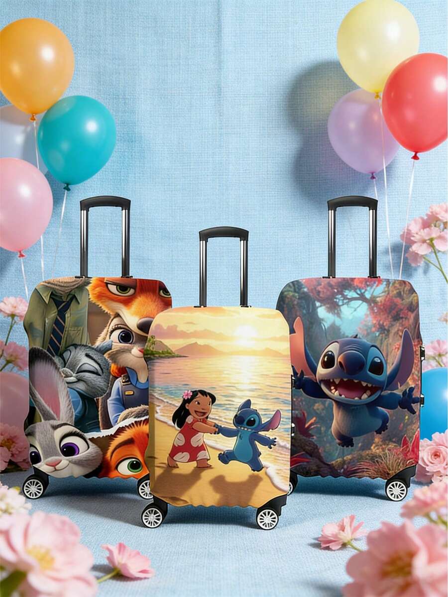Luggage Cover Set For "Zootopia 2", "Winnie The Pooh" Series, Thickened ...